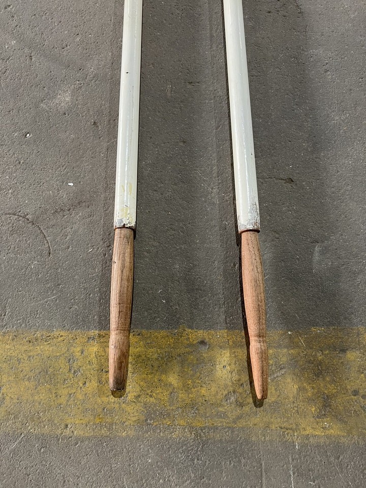 Antique Masonic Ceremonial Deacon Rods Spear Staff Moon Rising Sun ...