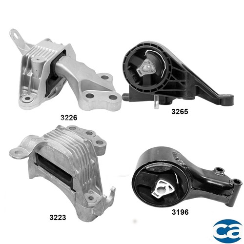 Engine Mount & Transmission Mounts 4Pcs For Chevrolet Cruze 16-11 L4 1 ...