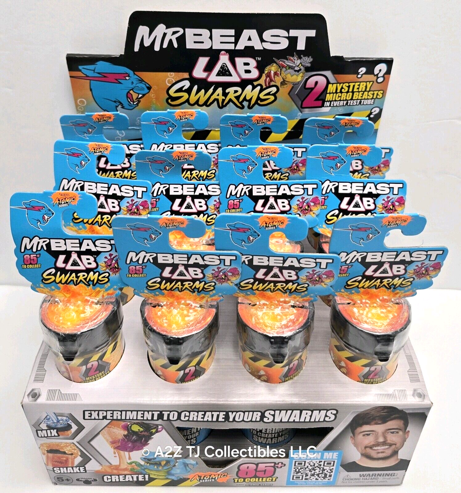 Mr Beast ATOMIC Swarms Series 12x , 1” 2 Figure Beasts per Tubes ...