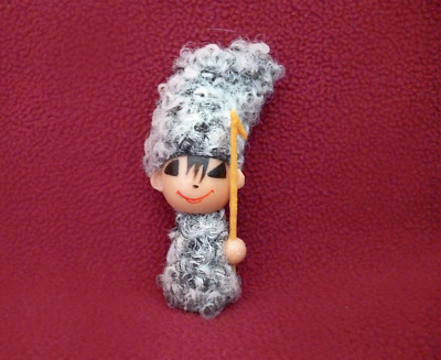 Vintage Miniature folk toy doll Souvenir Shepherd boy Herdsman Moldova ...