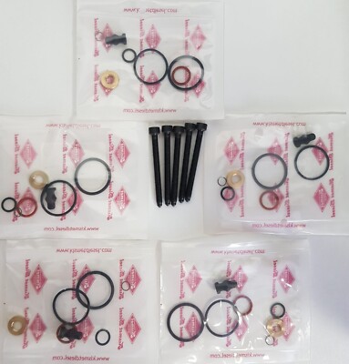 5x Rep. Set PD Element Bosch 1417010997 Kismet + 5x Screws VW 2.5 T5 ...