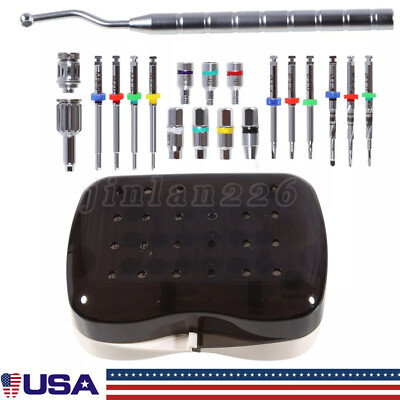 Dental Implant Fixture & Broken Screw Removal Kit Remove Surgical Tool ...