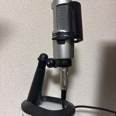 AT2020 Condenser Microphone with Stand Pop Filter XLR Cable Used | eBay Australia