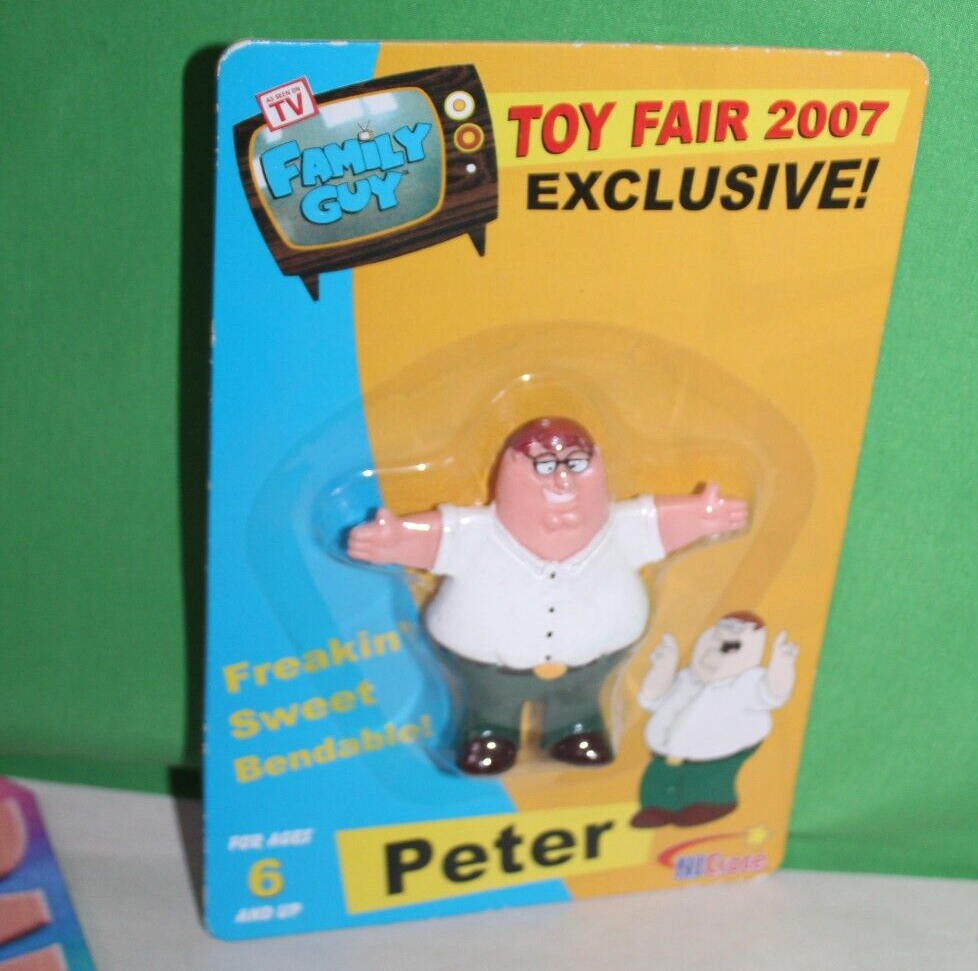 Family Guy NJ Croce Freakin' Sweet Bendable Peter Toy Fair 1,372/2007 ...