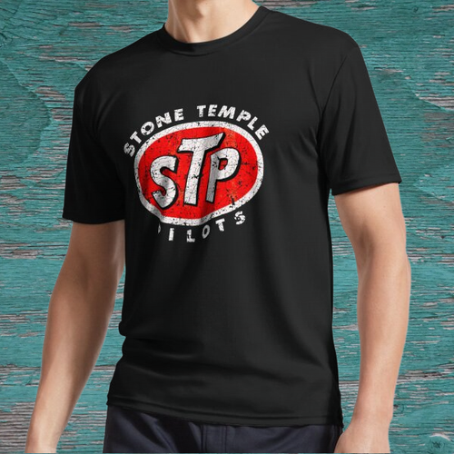 New STP Logo Active T-Shirt Logo American T-Shirt Funny Size S to 5XL ...