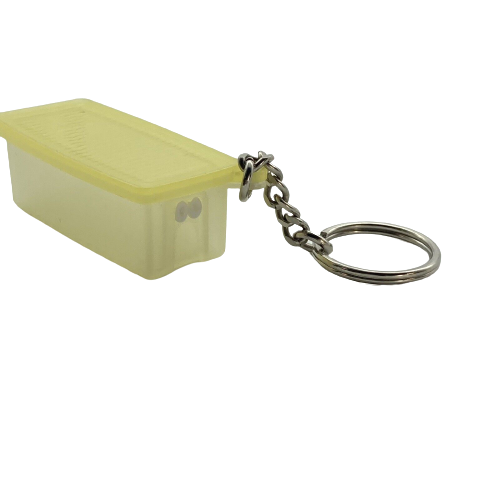 Tupperware Keychain Mini Vintage Style FridgeSmart Container in Yellow ...