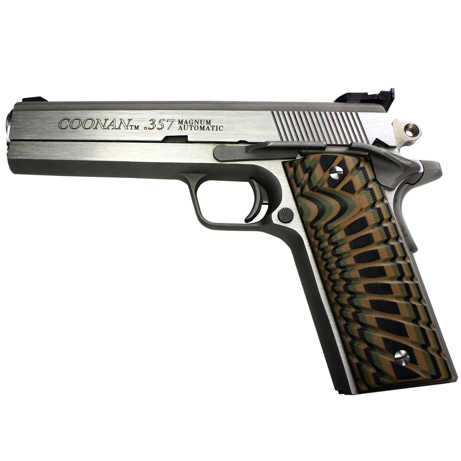Coonan 357 Grip G10 Cross Hatch Fits Model B & C 357 Coonan Automatic ...