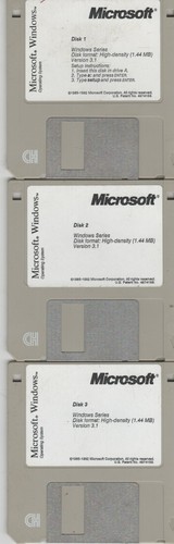 ITHistory (1992) IBM PC Software: MICROSOFT Windows 3.5" No Man Q | eBay