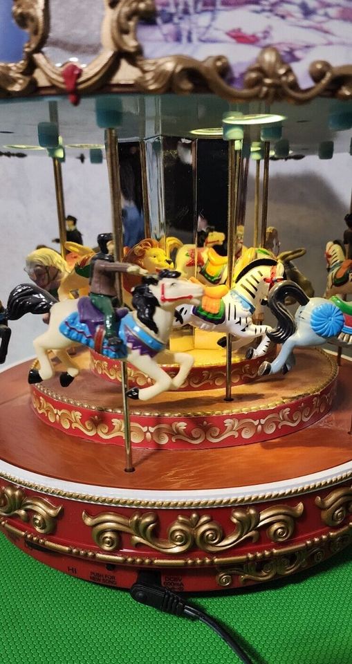 Mr Christmas Triple Decker Carousel Plays 50 Songs | eBay