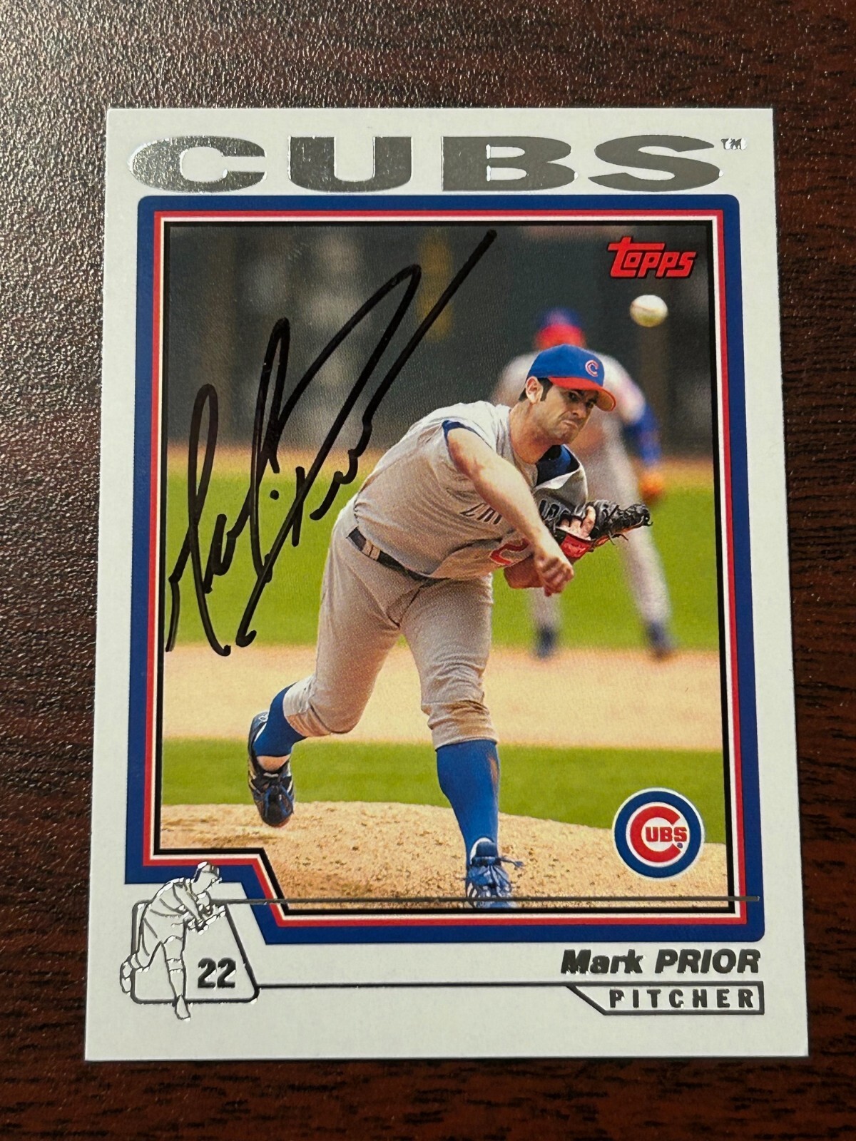 2004 Topps MARK PRIOR Autographed signed Card #50 CHICAGO CUBS | eBay