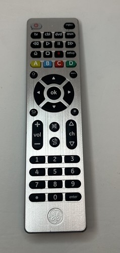 GE General Electric 33709 CL5 7252 4 Device Universal Remote Control ...