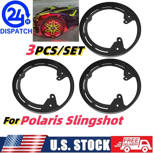 3PCS For Polaris Slingshot LED's Wheel Rings DIY Kit - Black | eBay