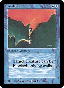 Magic MTG - Invisibility - Alpha - EXC - EN | eBay