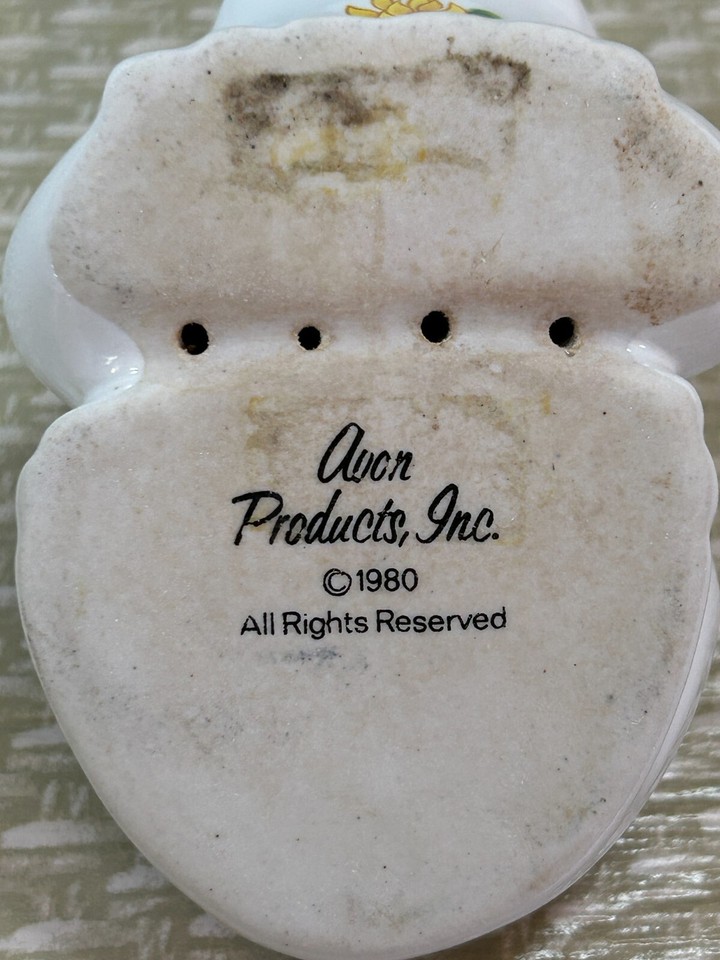 Vintage Avon 1980 Ceramic Winking Frog Removable Hat Sachet Potpourri ...