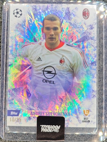 2023-24 Topps Total Football UEFA UCL Andriy Shevchenko 10/25 | eBay