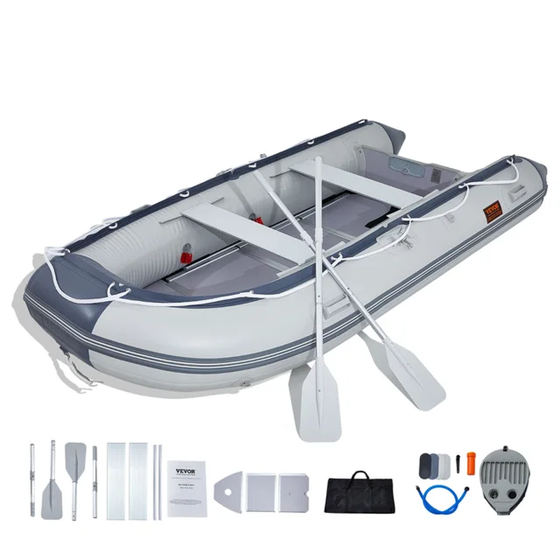 6-Person Inflatable Dinghy Boat - Durable PVC, V-Hull, Motor-Compatible ...