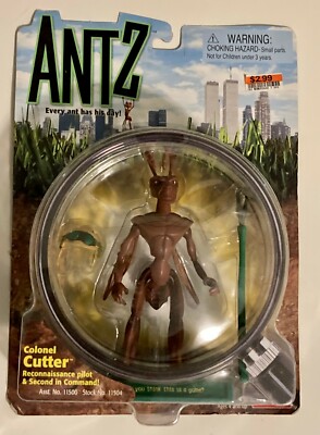 ANTZ Movie "Colonel Cutter" action figure Playmates Toys Vintage New in ...