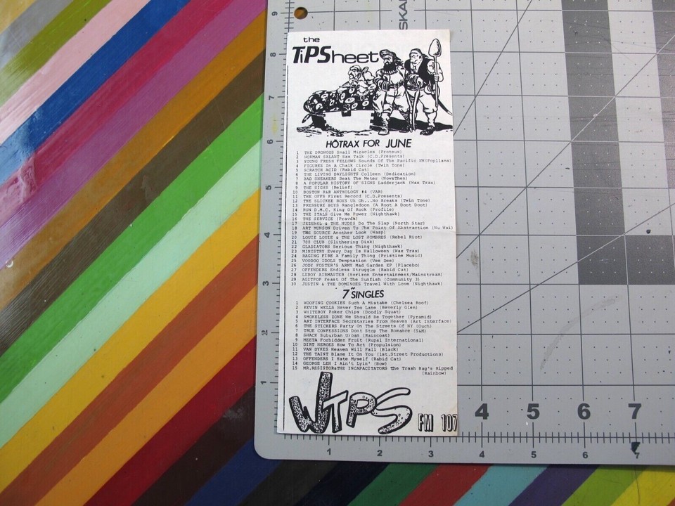 vtg 1980s punk flyer - Husker Du Die Kreuzen Black Flag @ Century Hall ...