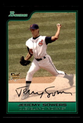 2006 Baseball Bowman Jeremy Sowers Cleveland Indians #BDP14 Green RC | eBay