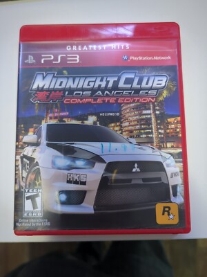 Midnight Club: Los Angeles -Complete Edition No Manual) PS3 ...