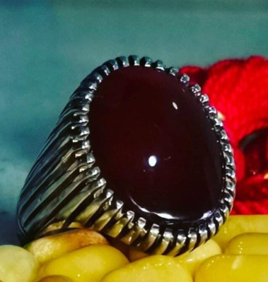 Islamic - Natural Red Agate Aqeeq Aqiq Stone - Vatican