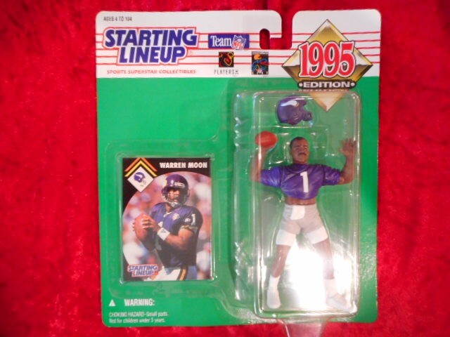 Kenner 1995 Edition Starting Lineup Warren Moon Minnesota Vikings for ...