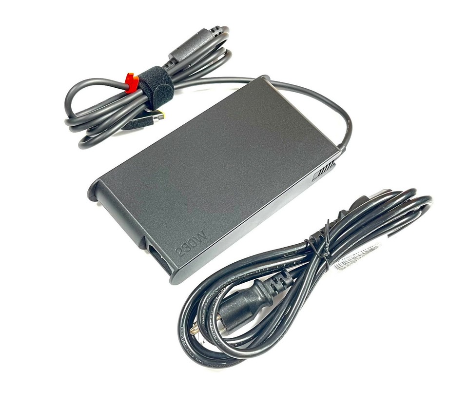 New Genuine 230W Slim AC Charger for Lenovo ThinkPad P1 Gen 5 ...