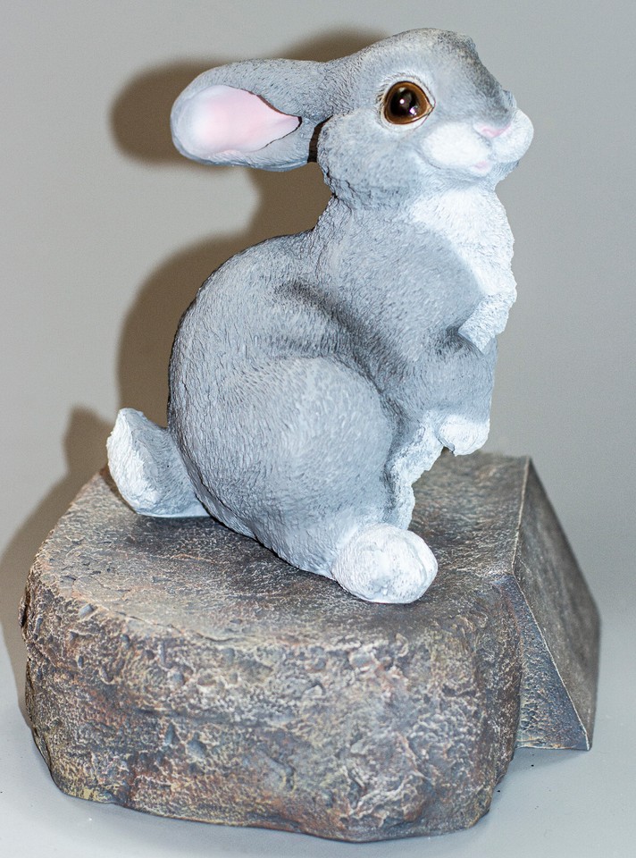Bunny Rabbit Urn Pet Ashes Memorial Tombstone Statue Grave Marker ...