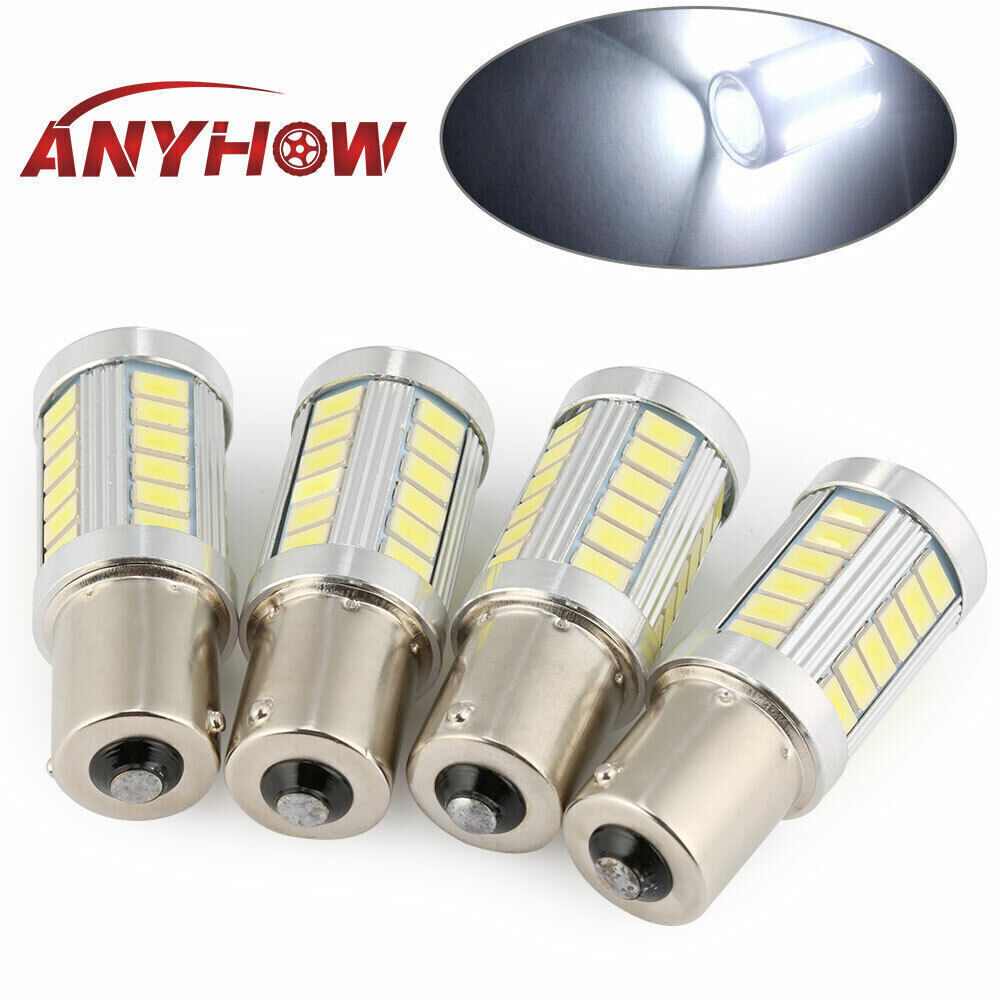 4X 1156 White 33SMD RV Camper LED Interior Bulbs Backup Reverse Lights ...