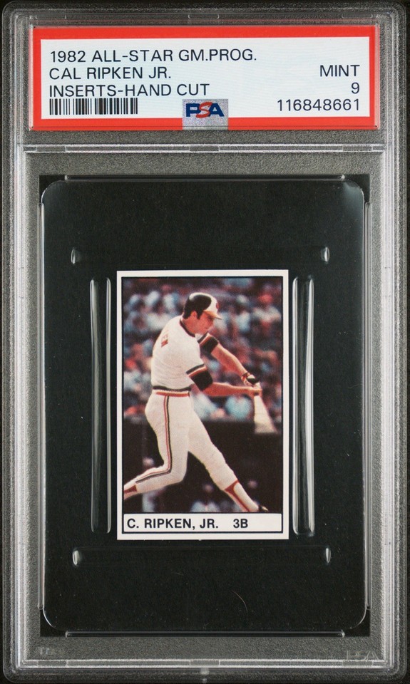 1982 Cal Ripken Jr RC PSA 9 w 10 Gem ^ Rare Vs Topps Traded AS Game ...