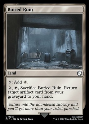 Buried Ruin - Universes Beyond: Fallout #0254 MTG Magic The Gathering ...