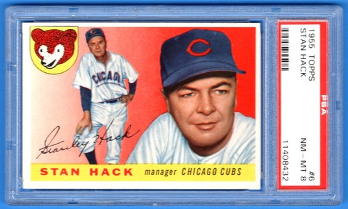 1955 TOPPS # 6 Stan Hack, PSA 8 NM-MT | eBay