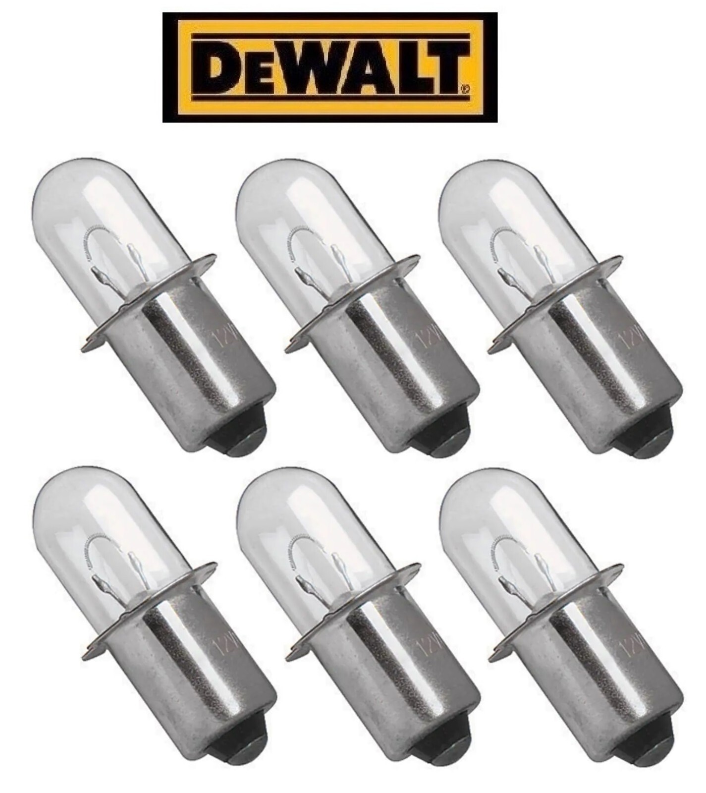 NEW DeWalt 18V / 28V / 36V Volt XENON Flashlight Replacement Bulbs ...