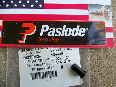 Paslode Part # 404445 BUSHING/SHEAR BLOCK (CT) | eBay