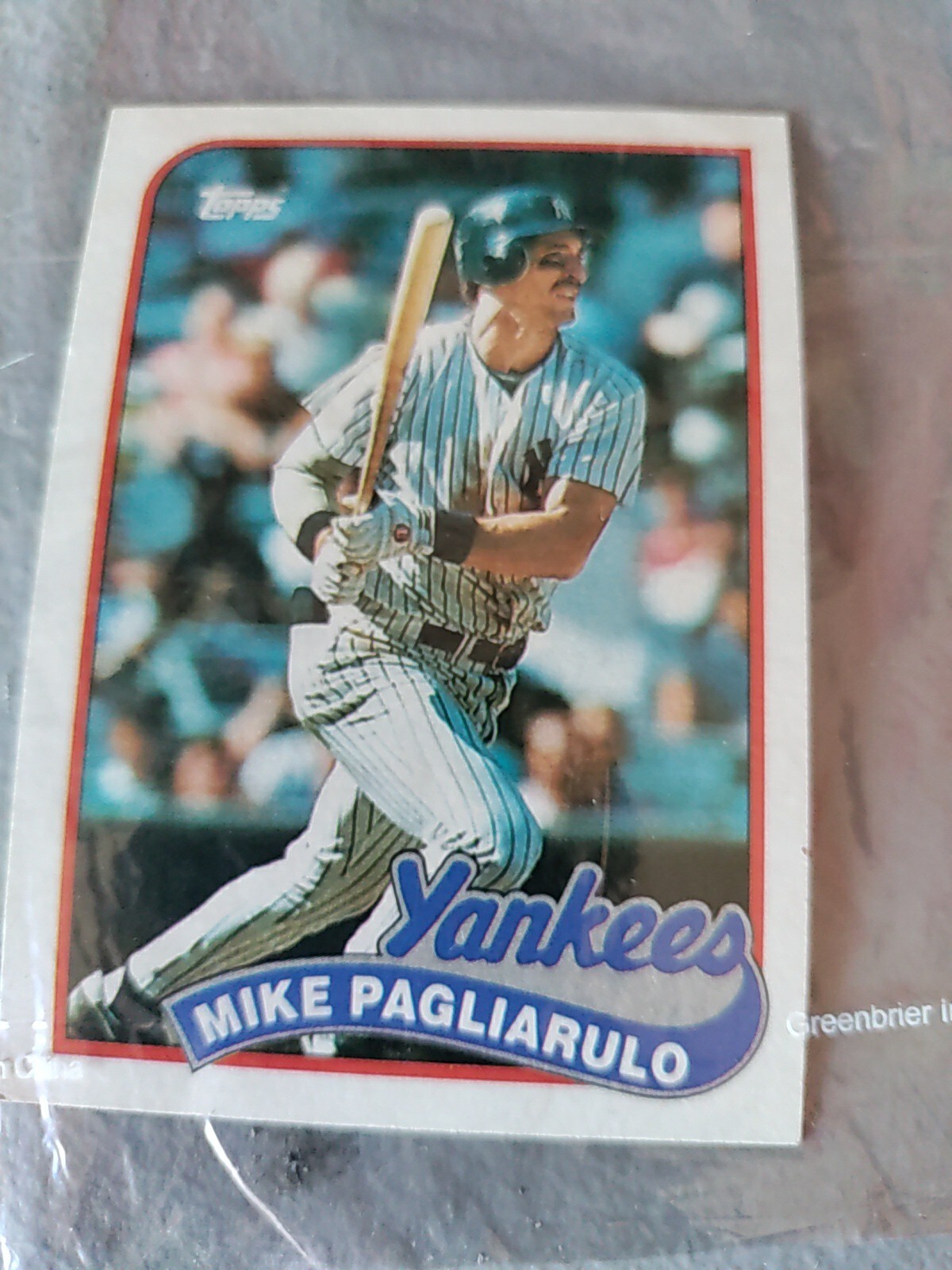 1989 Topps Tiffany # 211 Mike Pagliarulo Yankess | eBay