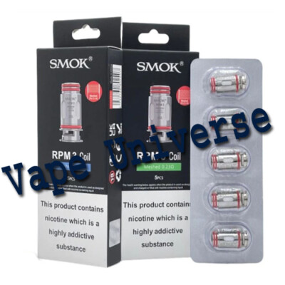 Smok RPM 3 Coils 0.15ohm 0.23ohm Meshed Coil Pack Of 5 Replacement - 0 ...