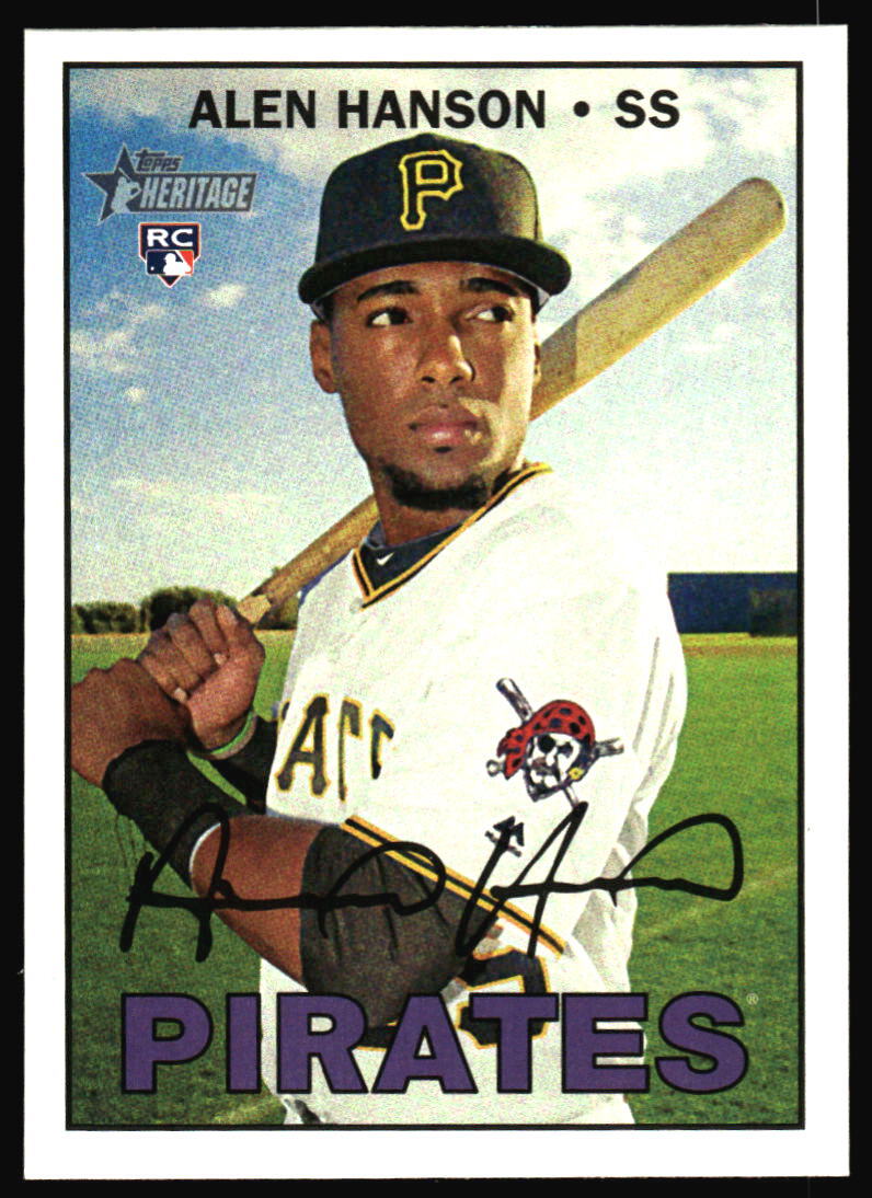 2016 Topps Heritage Alen Hanson Rookie #651 Pittsburgh Pirates | eBay
