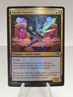 Sneaky Snacker Modern Horizons 3 205 MTG TCG NM/M Foil | eBay