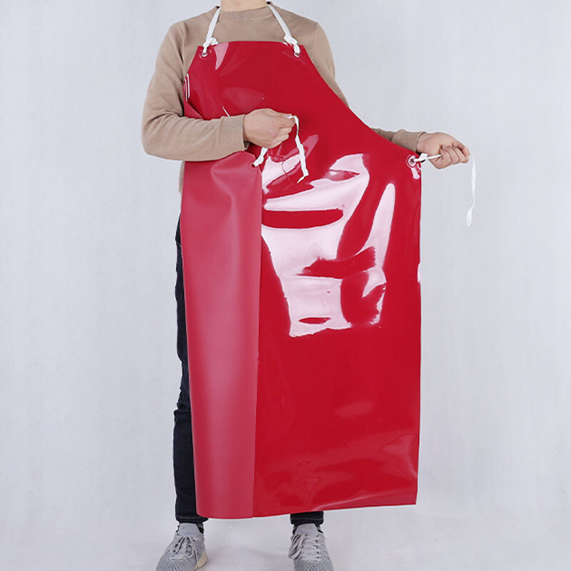 Unisex Ladies TPU Anti-Oil Apron Shiny Waterproof Butcher Barbecue Home ...