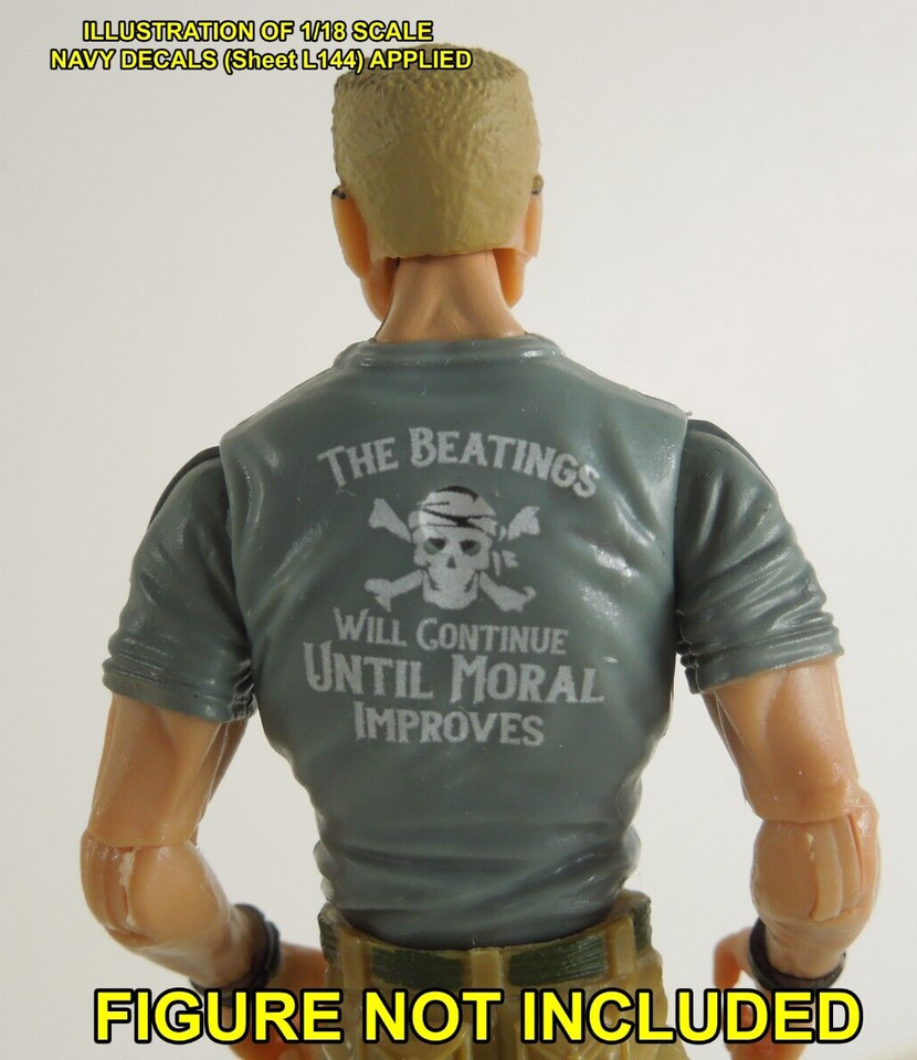 Police FBI etc Uniform Waterslide Decals for action figures (22mm - 5mm ...