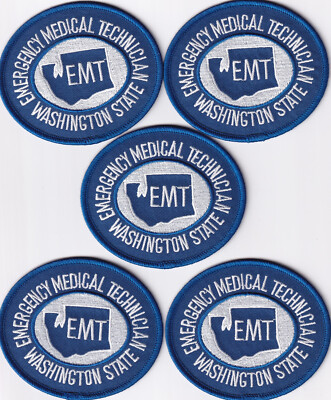 5 Washington State EMT Emergency Medical Technician shoulder patches | eBay