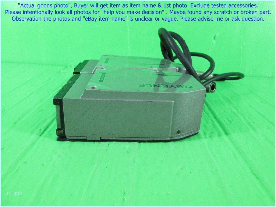 KEYENCE LS-7030R LS-7030T Sensor Head WITHOUT LS-7001 as photo, sn:1042 ...