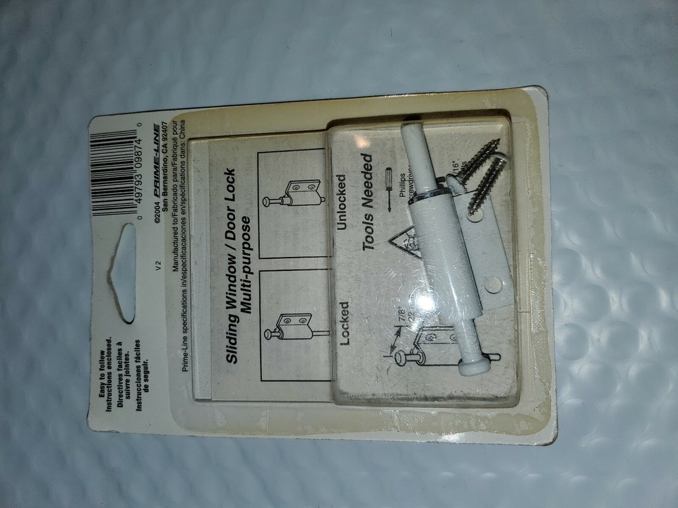 PRIMELINE U-9874 Defender Sliding Door Lock (New in Package) | eBay