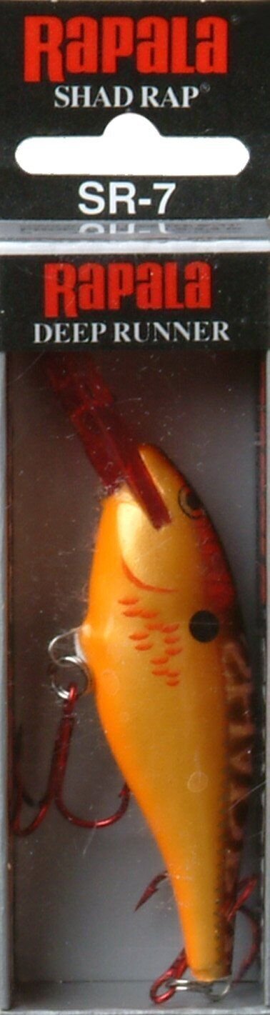 Rapala Shad Rap 07 Fishing lure (Bleeding Copper Flash, Size- 2.75) | eBay