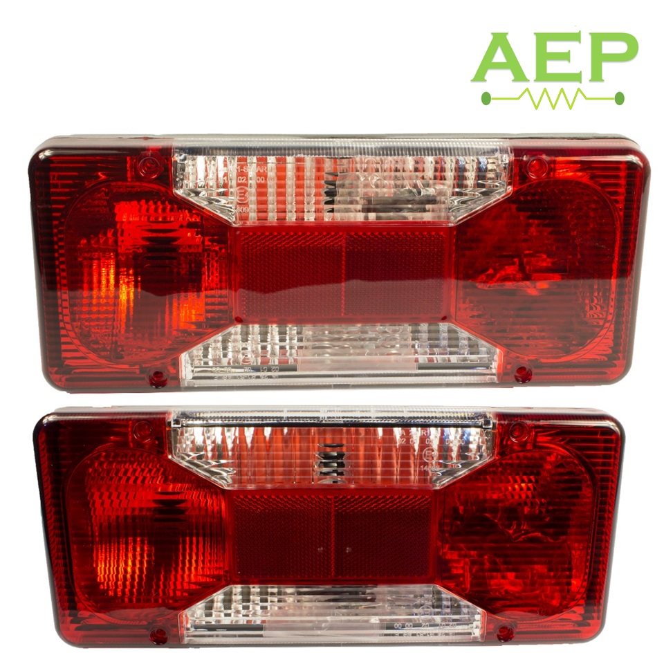 Rear Lights Lamps Pair Set For Iveco Daily Pick Up IV-V-VI 2006 ...