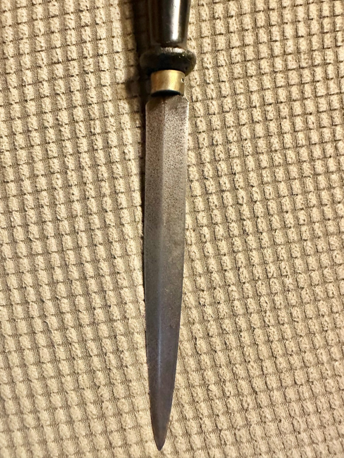 Antique Japanese Dagger Knife leather wrap handle with belt holder | eBay