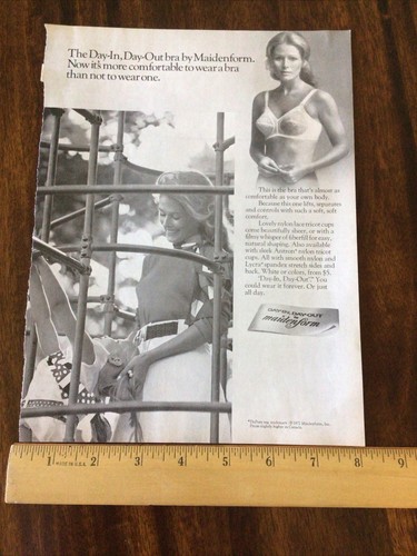 Maidenform Bra Ad Clipping Original Vintage Magazine Print #6 | eBay