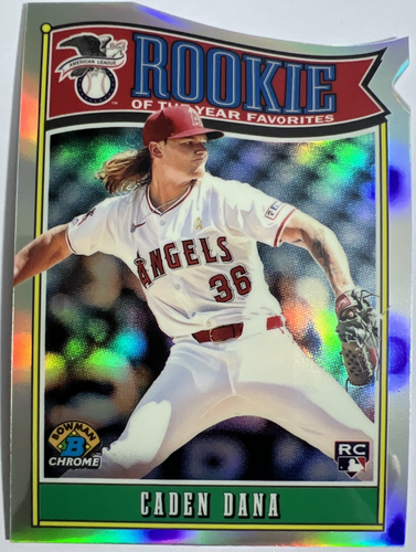 2025 Bowman Chrome #ROY-7 Caden Dana Rookie of the Year Favorites ...