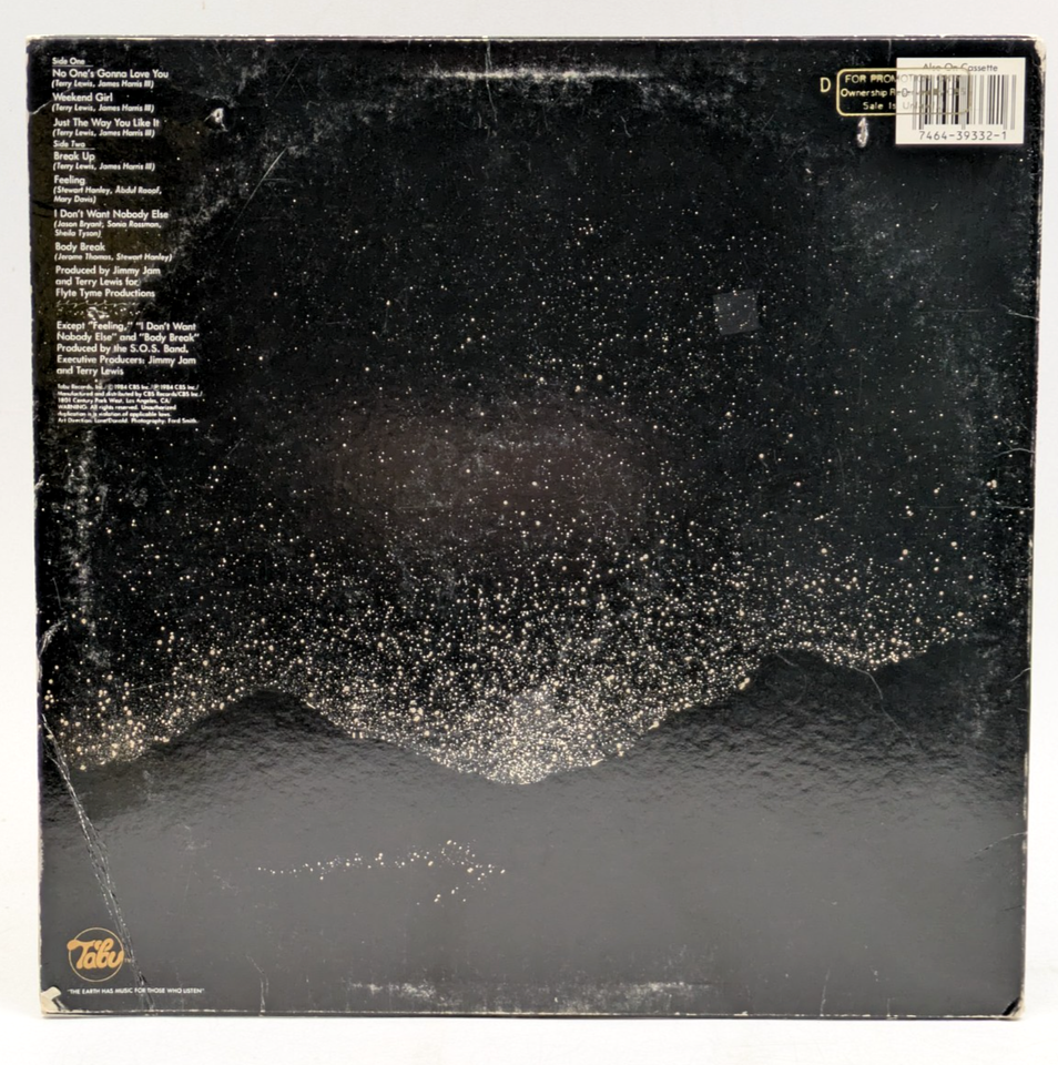 S.O.S BAND Just The Way You Like It 1984 LP TABU FZ 39332 FUNK SOS ...