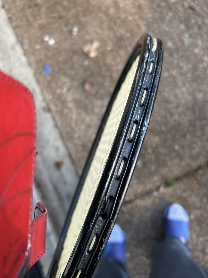 VINTAGE 1970s AMF HEAD GRAPHITE EDGE TENNIS RACKET Made USA | eBay